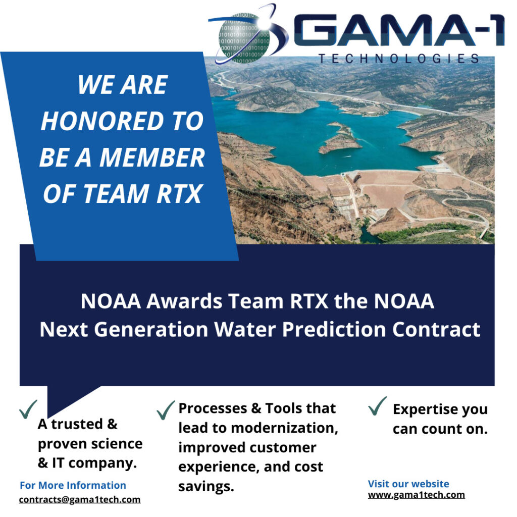 GAMA-1 Technologies RTX Subcontract for NOAA's Next-Generation Water ...