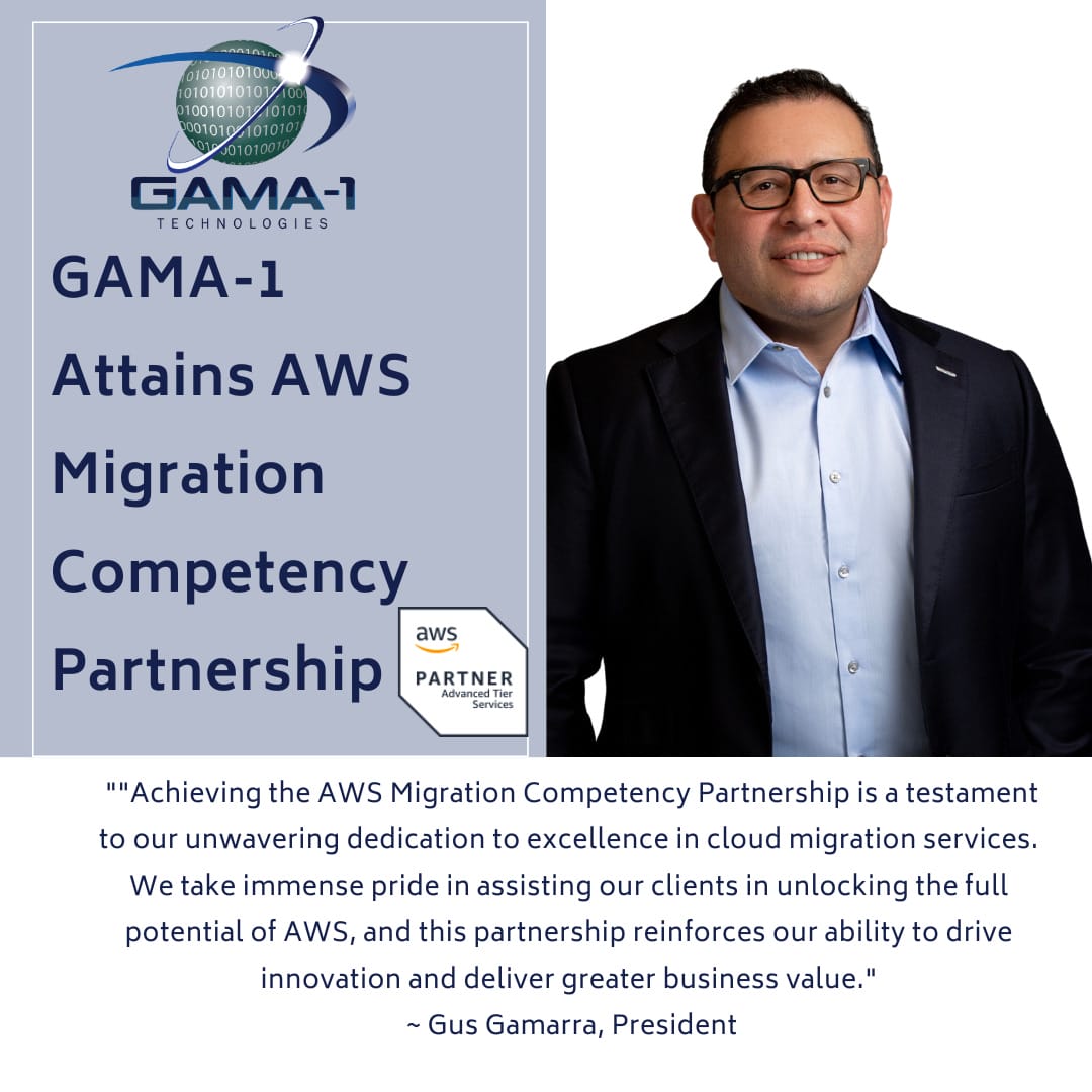 GAMA-1 Technologies Attains AWS Migration Competency Partnership - GAMA ...