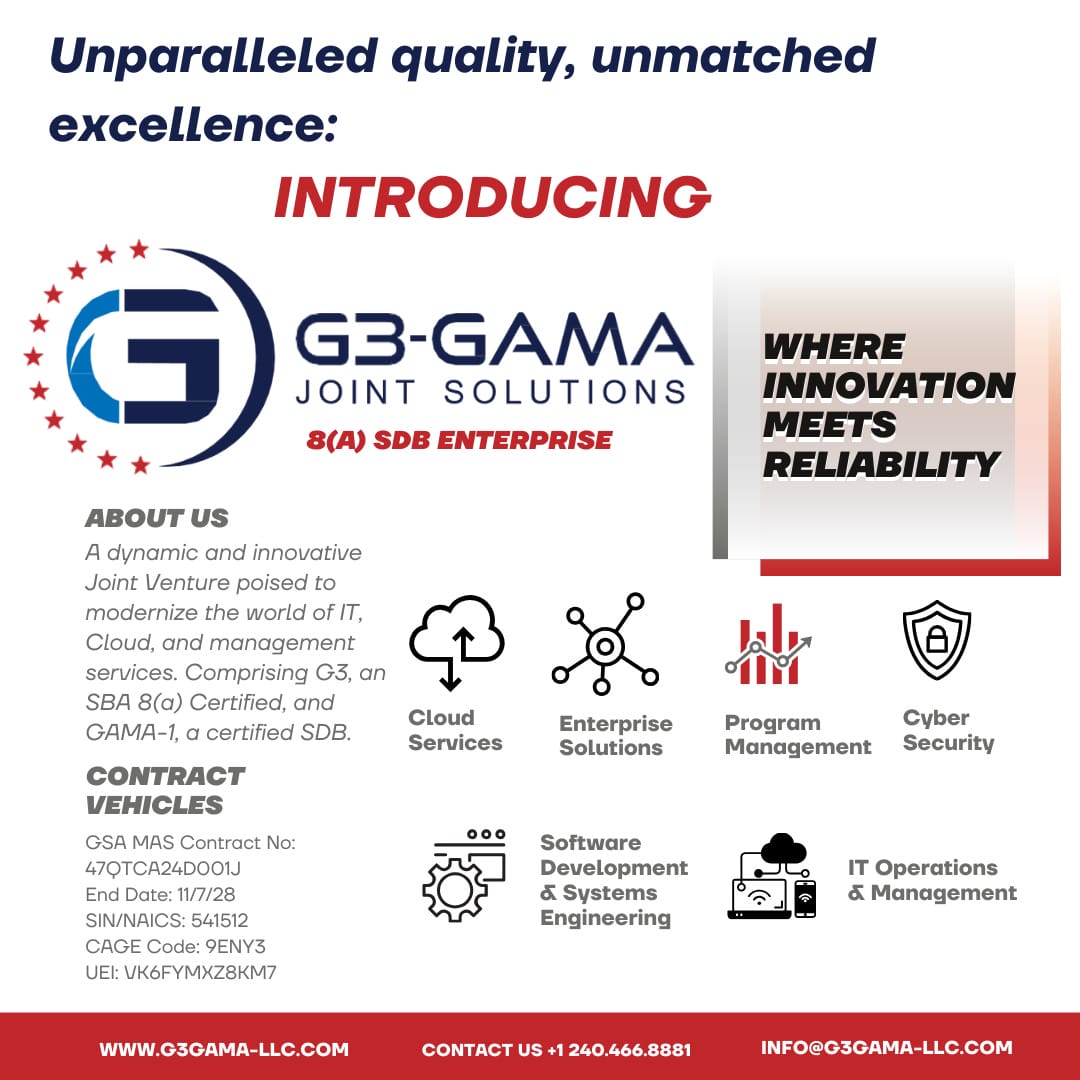 Introducing G3-GAMA Joint Solutions LLC. - GAMA-1 Technologies