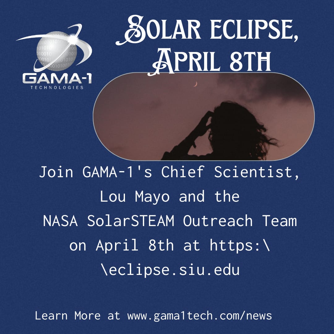 Join GAMA-1's Chief Scientist and NASA SolarSTEAM Outreach Team for the ...