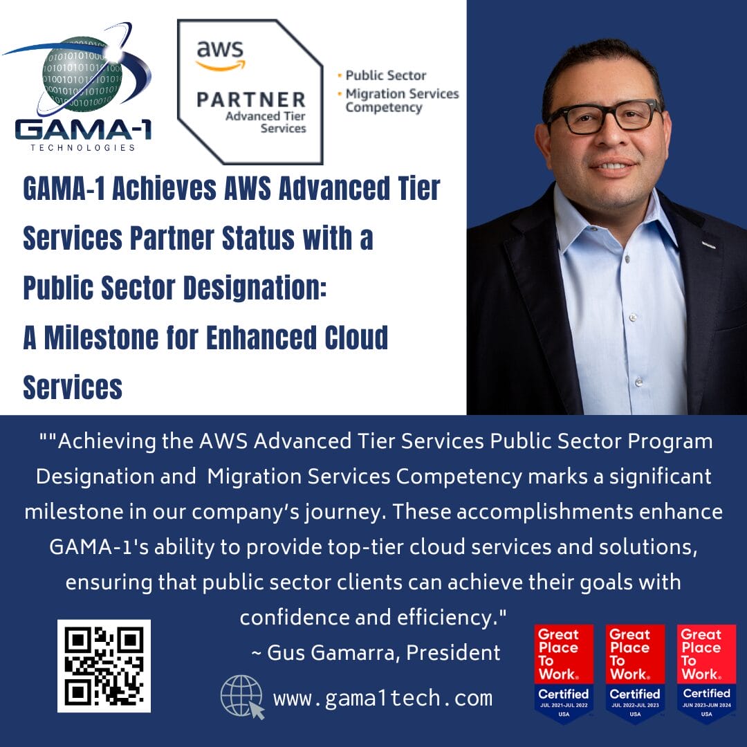 GAMA-1 Achieves AWS Public Sector Program Designation: A Milestone for ...