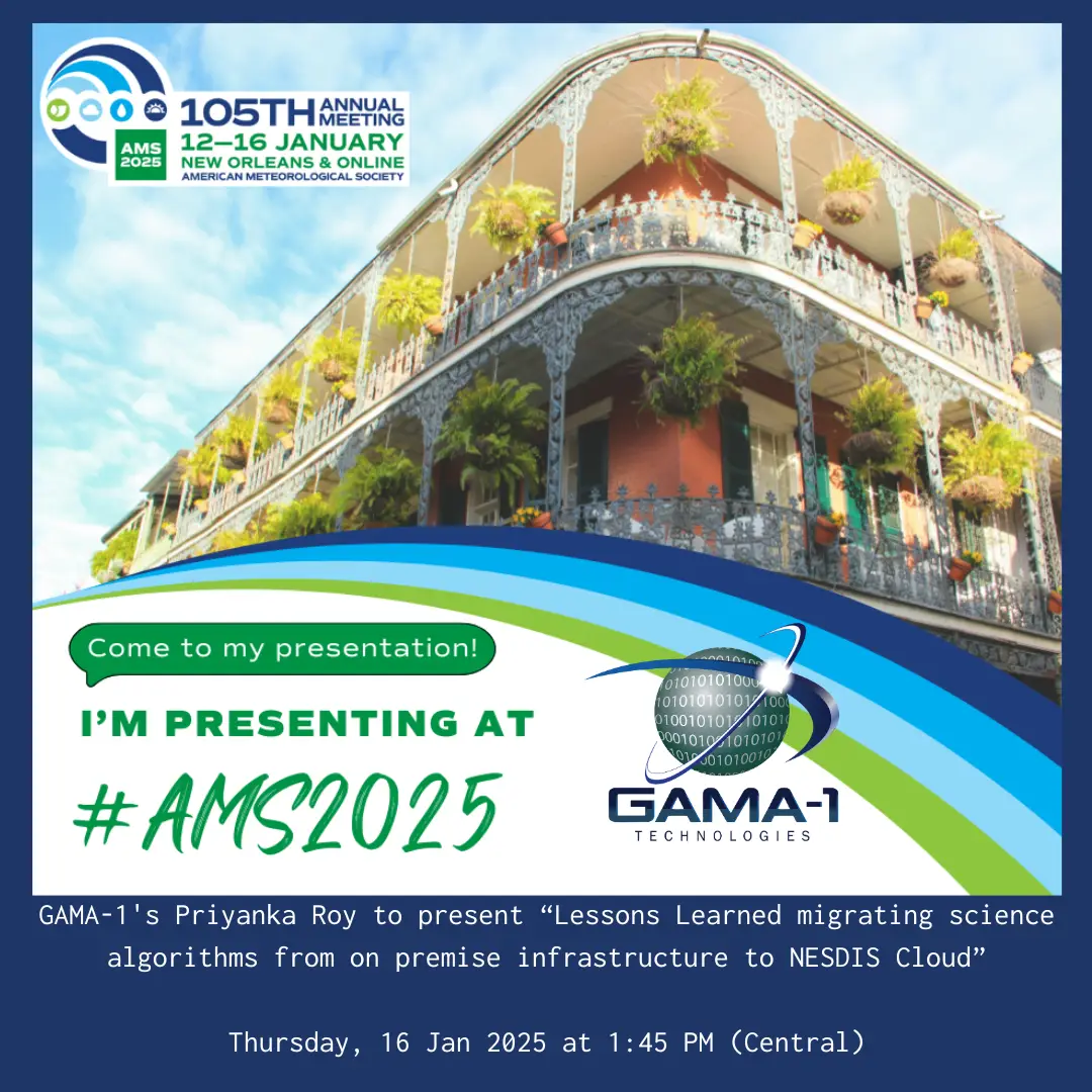 GAMA-1 Technologies to Present at AMS 105th Annual Meeting on Lessons ...